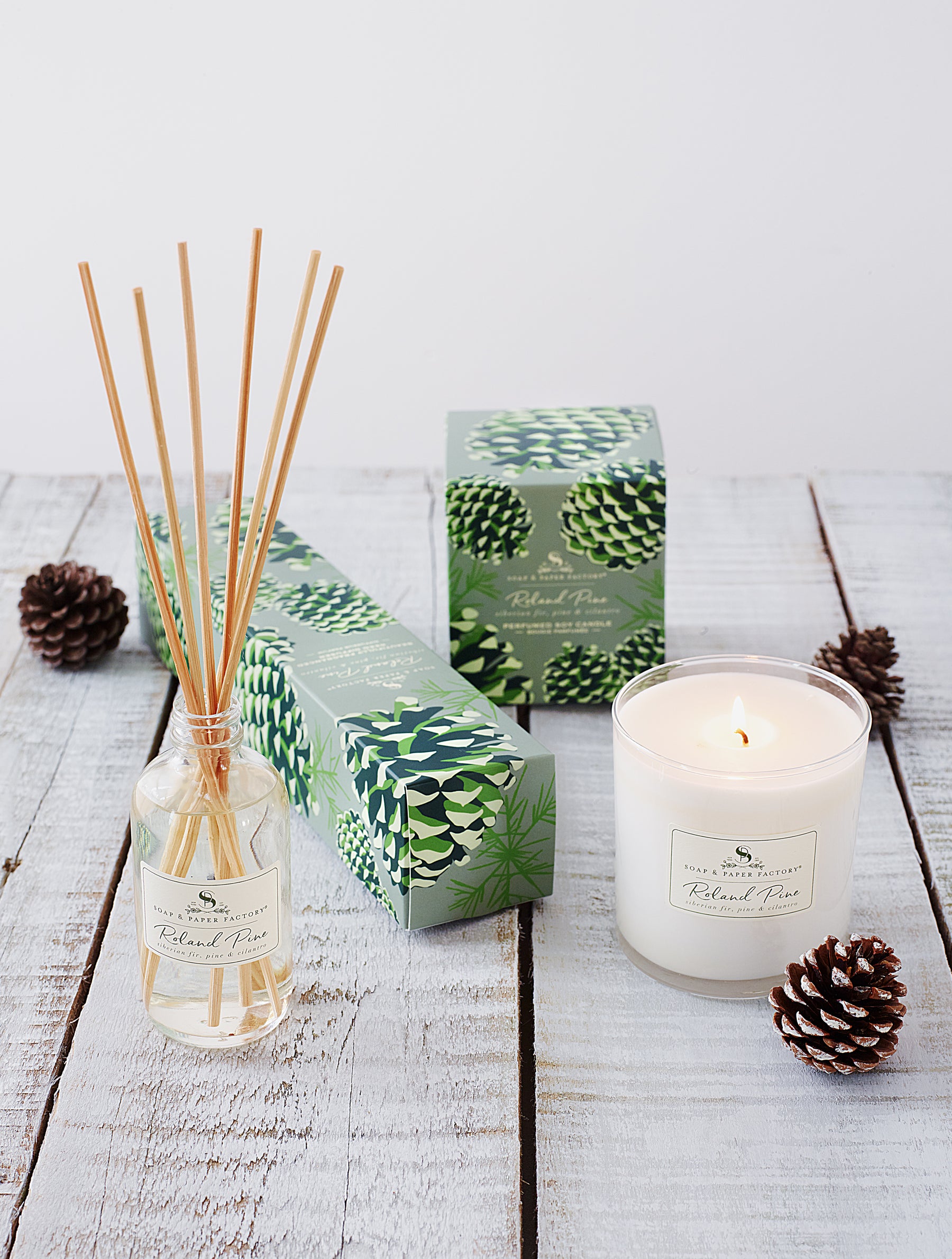 Roland Pine Reed Diffuser: Fresh Home Fragrance & Made in USA – Soap ...